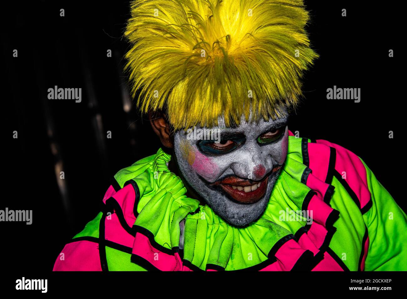 Alton Towers Dark Apocalypse and Freak Show Scare Actors during ...