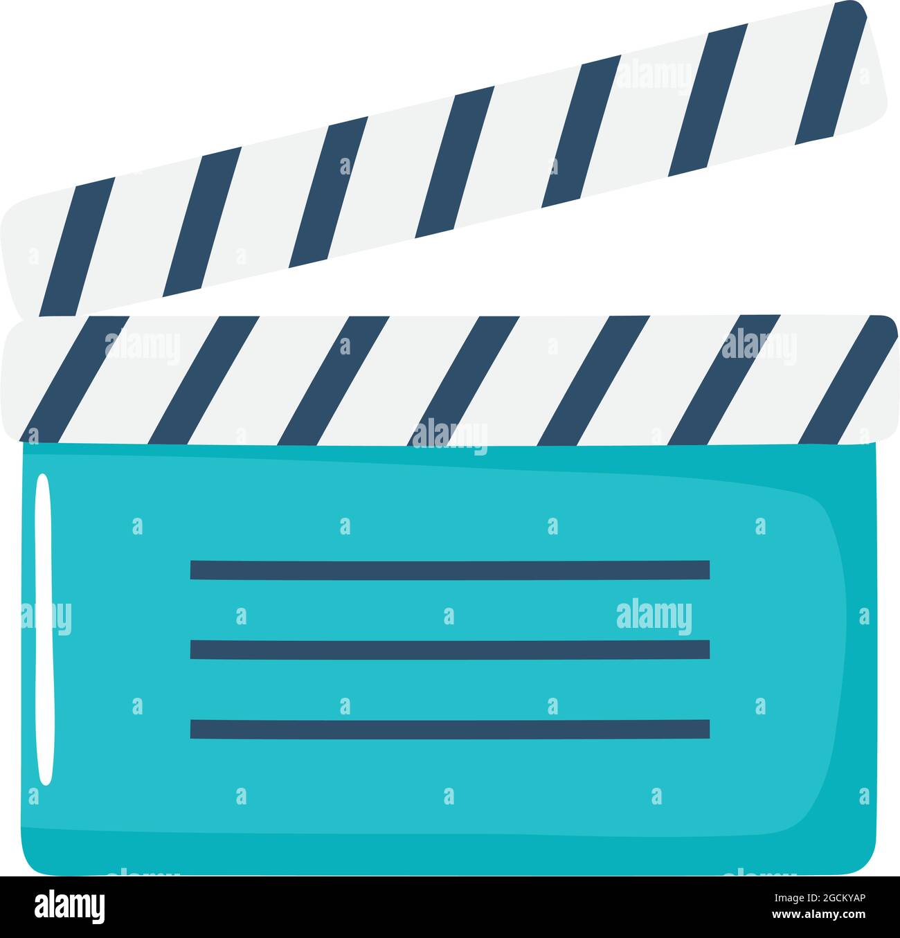 film clapperboard icon Stock Vector Image & Art - Alamy