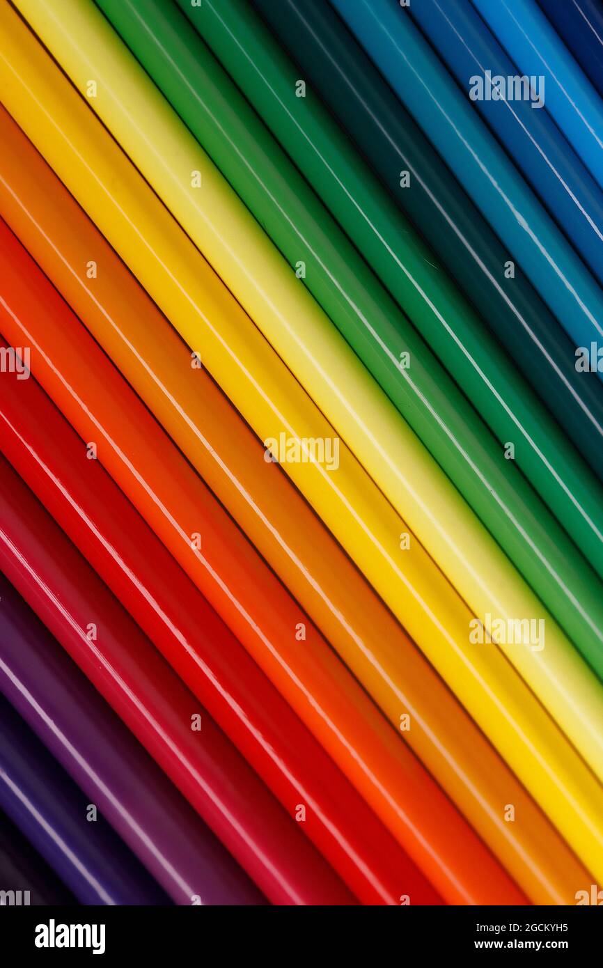 Colored gradient of pencils. Solid abstract background with color tone ...