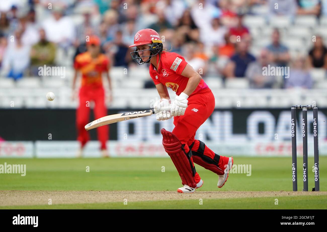 Welsh Fire's Sophie Luff during The Hundred match at Edgbaston ...