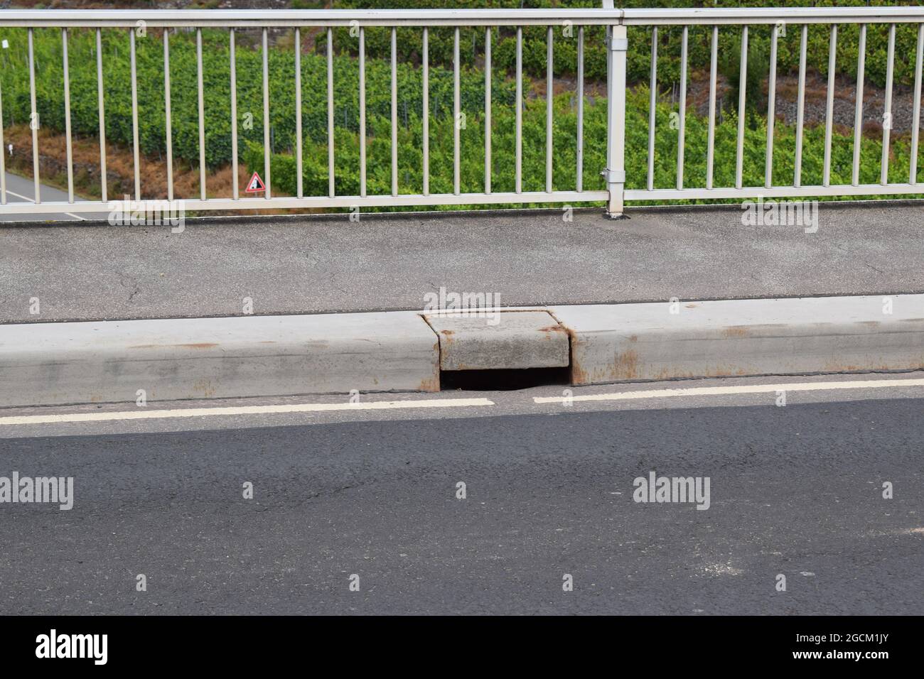 drain of a bridge Stock Photo - Alamy