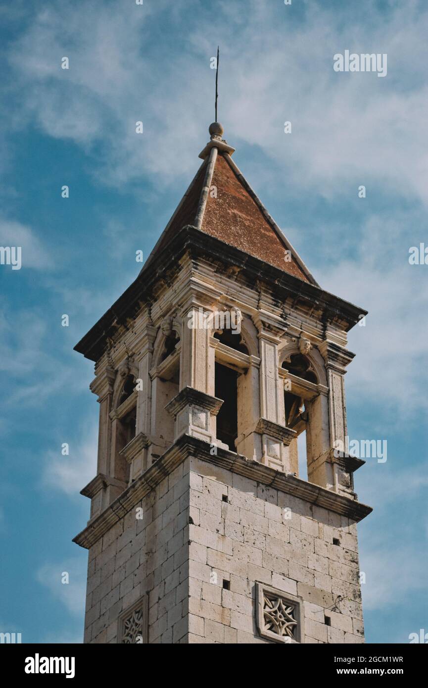 church tower in split Croatia detail Stock Photo - Alamy