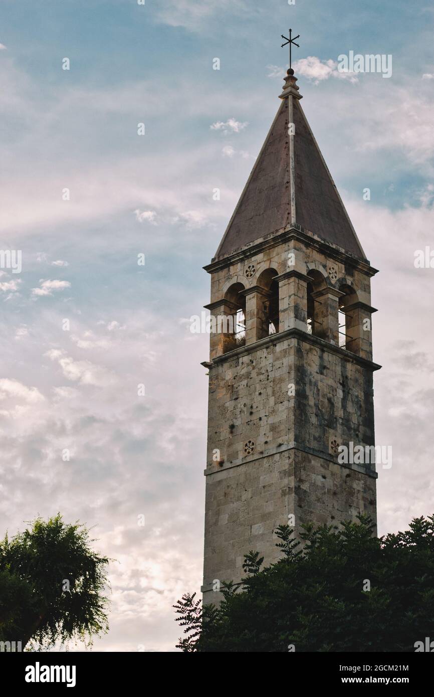 church tower in split Croatia Stock Photo - Alamy