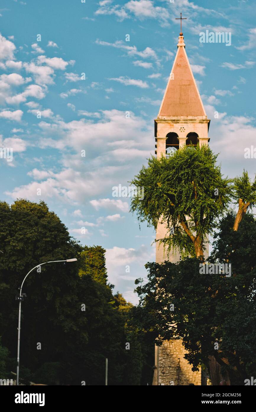 church tower in split Croatia Stock Photo - Alamy