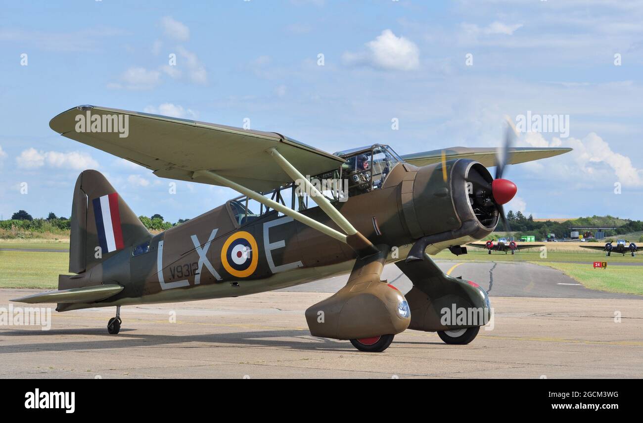 Historic WW2 aircraft, Westland Lysander MkIII. V9312 (LX-E) at IWM ...