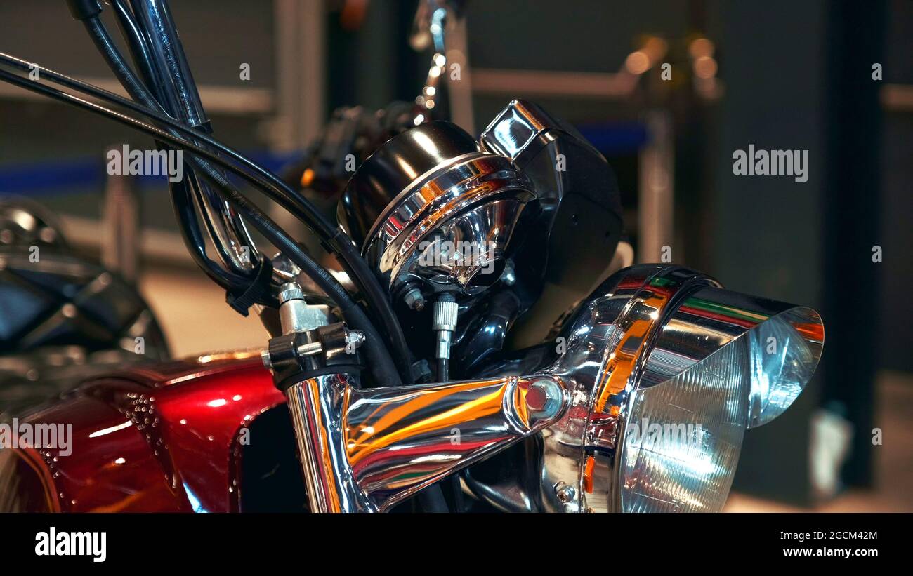 Motorcycle steering wheel hi-res stock photography and images - Alamy