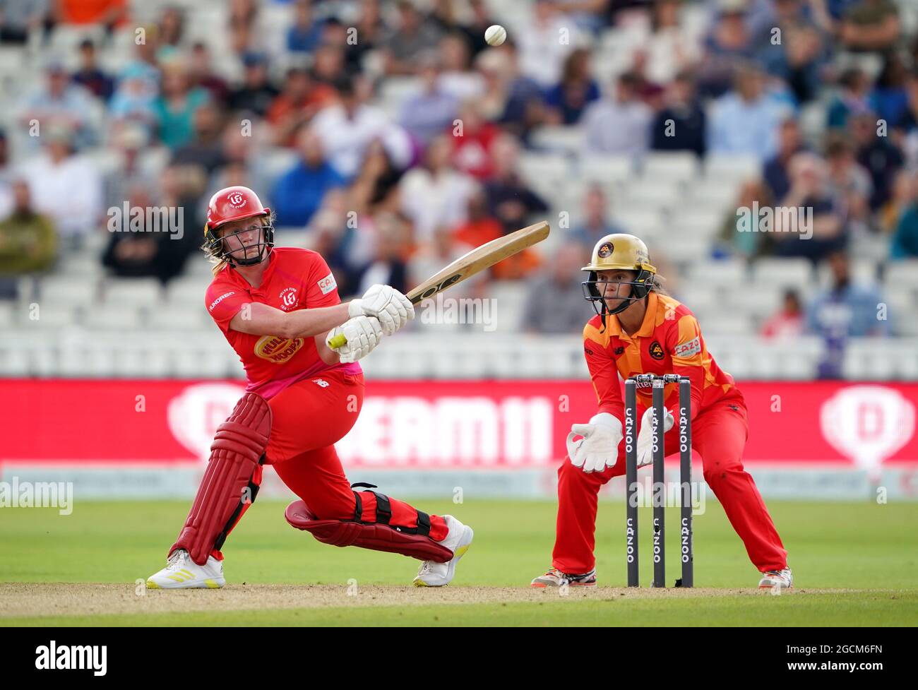 Welsh Fire's Alice Macleod during The Hundred match at Edgbaston ...