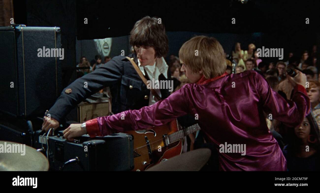 London.UK. Jeff Beck and Keith Relf of The Yardbirds in a scene in the ...