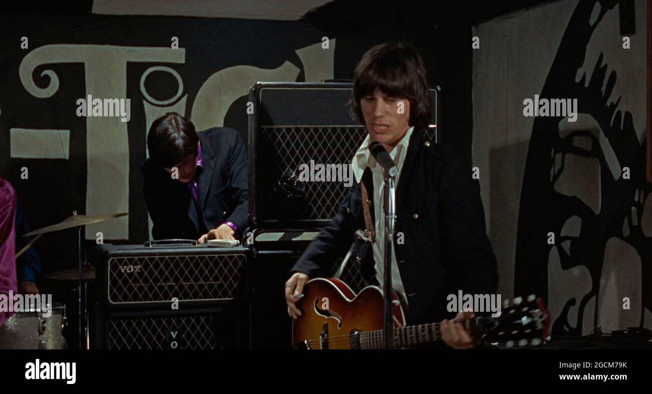 London.UK. Jeff Beck of The Yardbirds in a scene in the (C) Bridge ...