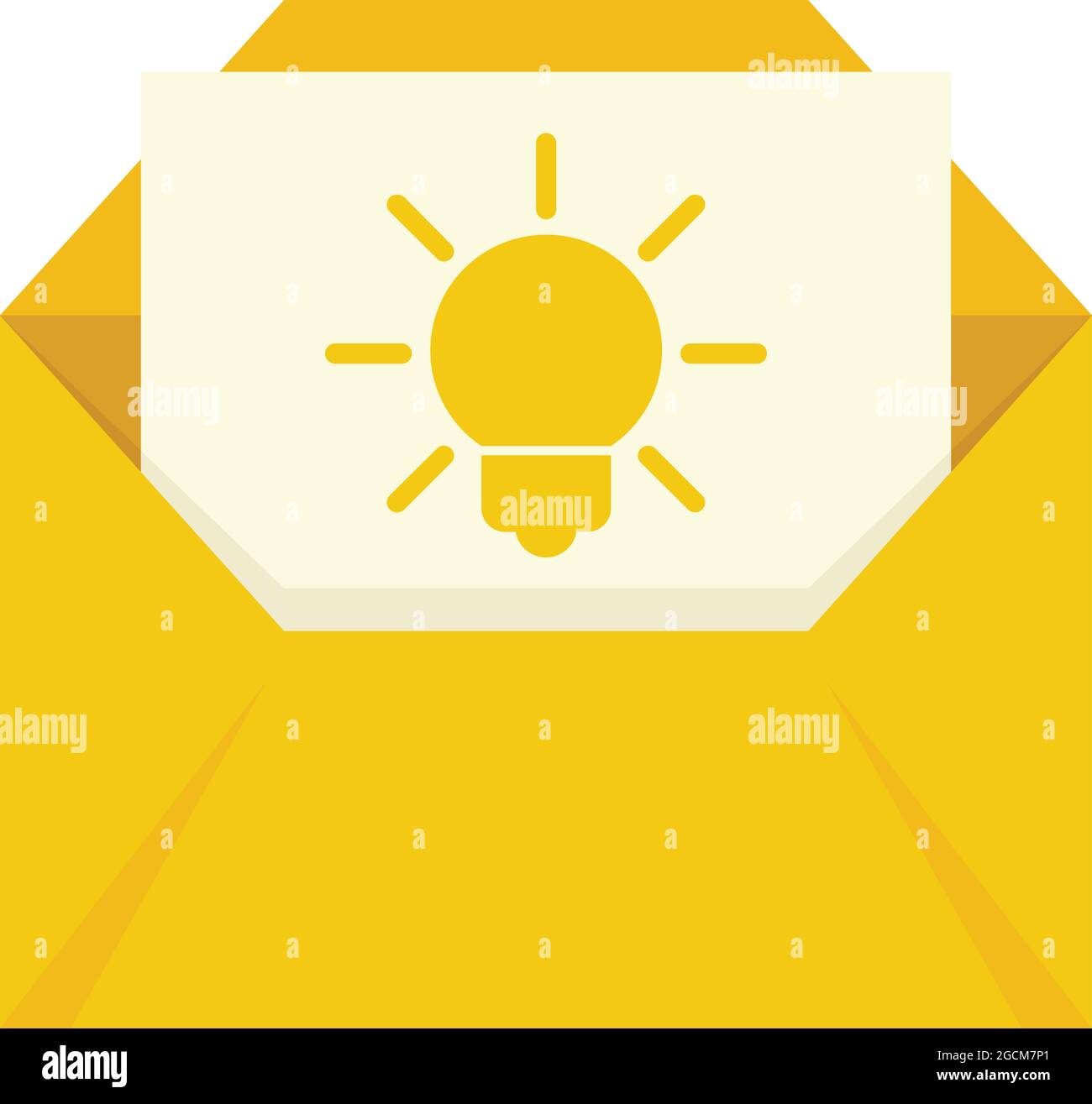 New mail innovation icon. Flat illustration of new mail innovation ...