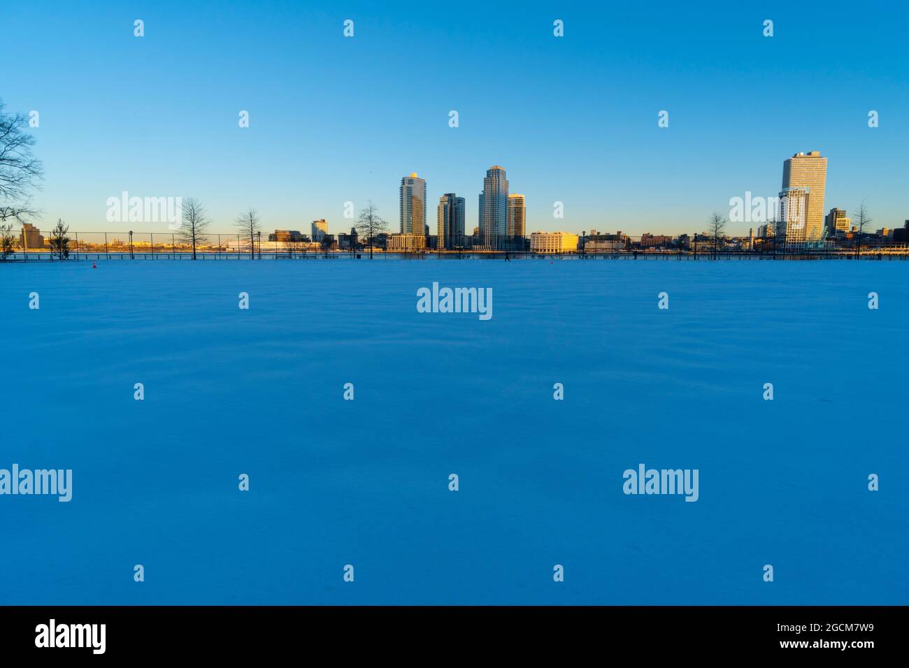 High-rise residential Buildings stand in Williamsburg Brooklyn NYC ...