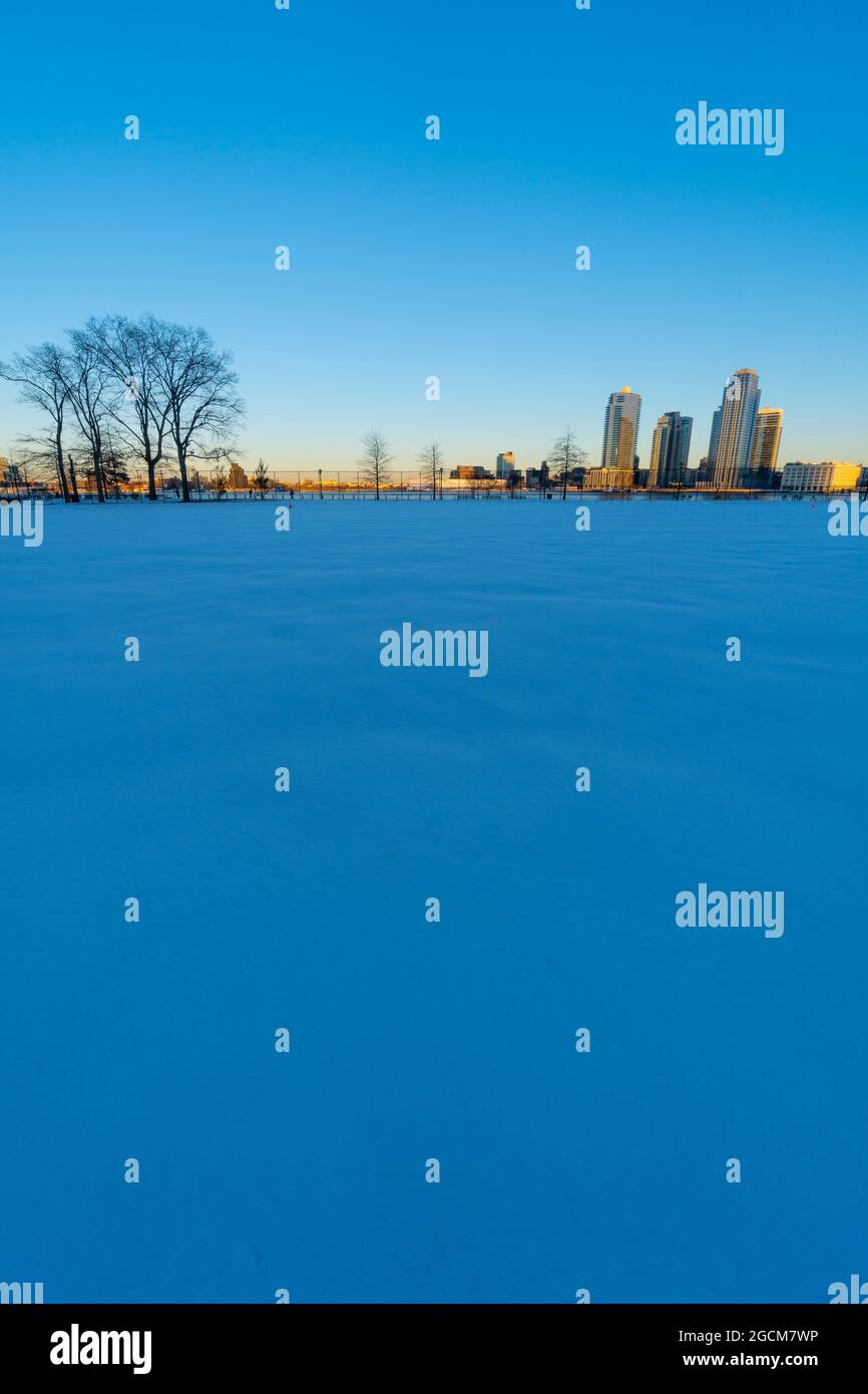 High-rise residential Buildings stand in Williamsburg Brooklyn NYC ...