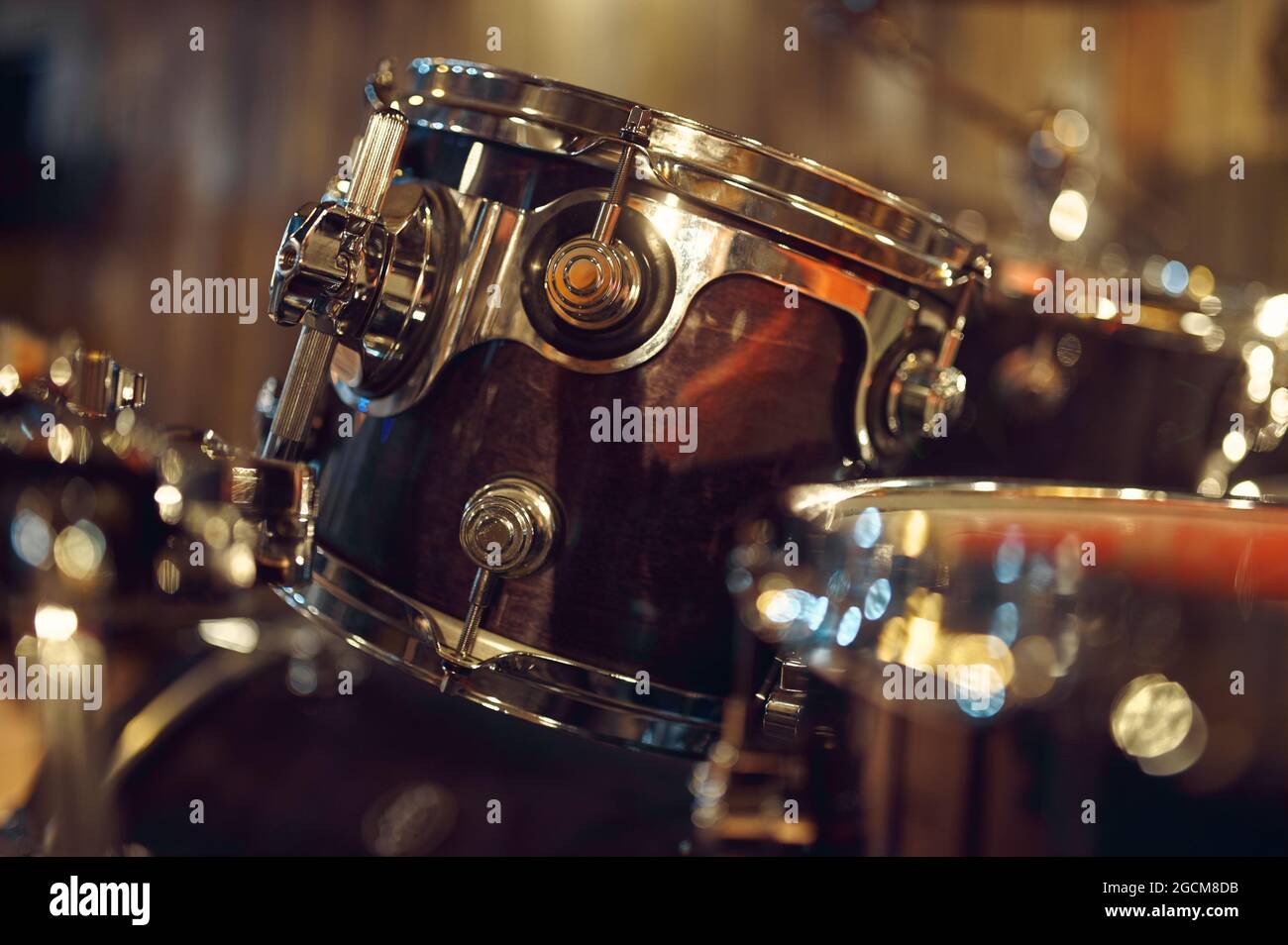 Drum kit closeup hi-res stock photography and images - Alamy