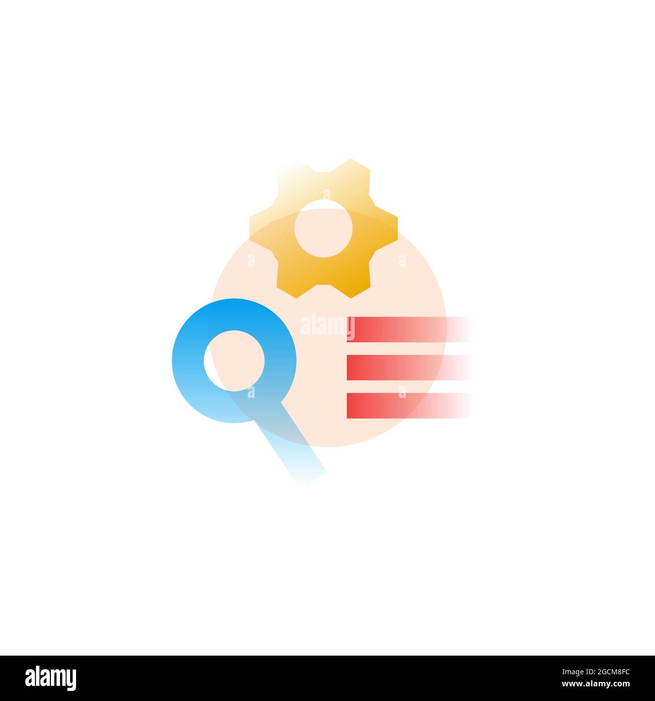 Dashboard. Vector icon in gradient style. Editable illustration Stock ...