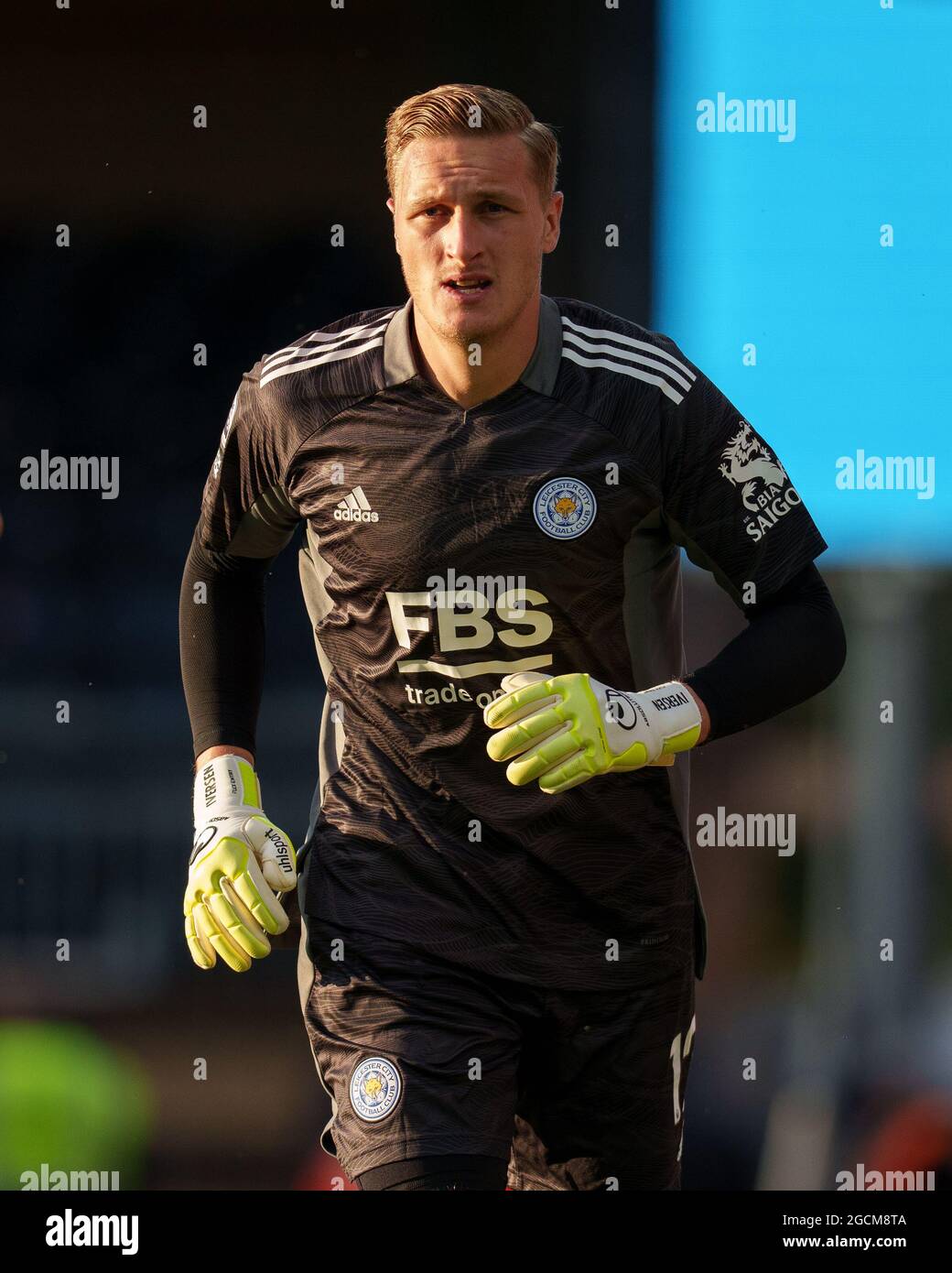 High Wycombe, UK. 28th July, 2021. Goalkeeper Daniel Iversen of ...