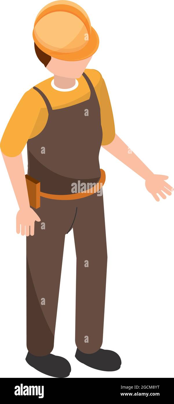 worker man isometric Stock Vector Image & Art - Alamy