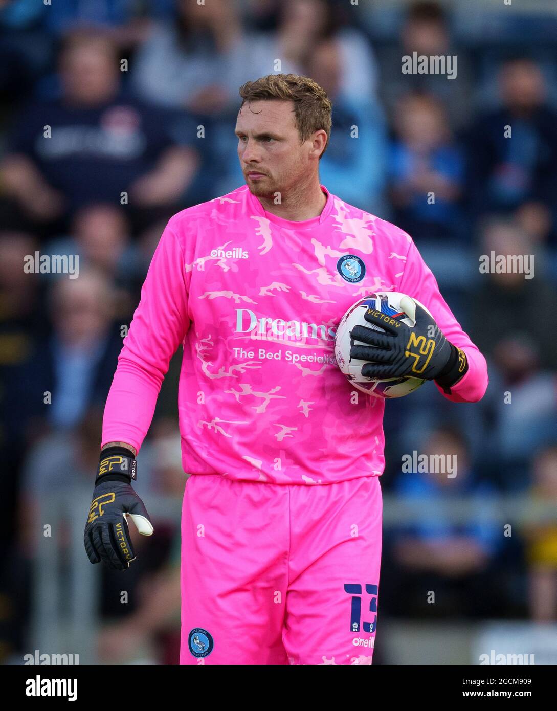 High Wycombe, UK. 28th July, 2021. Goalkeeper David Stockdale of ...
