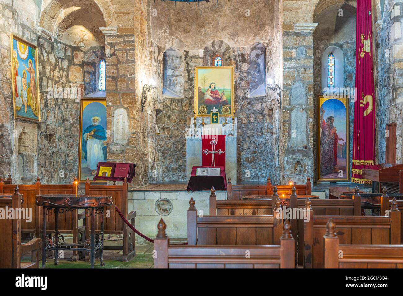 Interior decoration of the Armenian Gregorian Church Stock Photo - Alamy