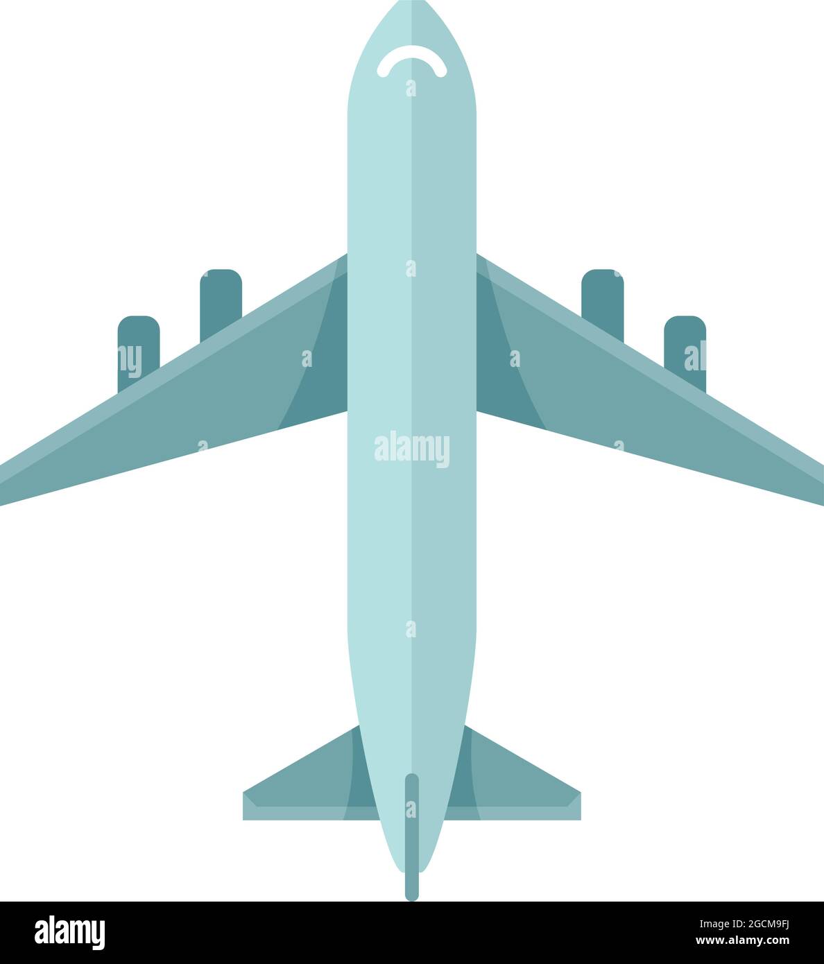 Airplane icon. Flat illustration of airplane vector icon isolated on ...