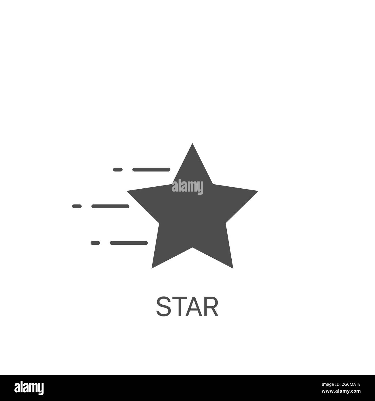 Flying star vector icon. Premium star icon or logo Stock Vector Image ...