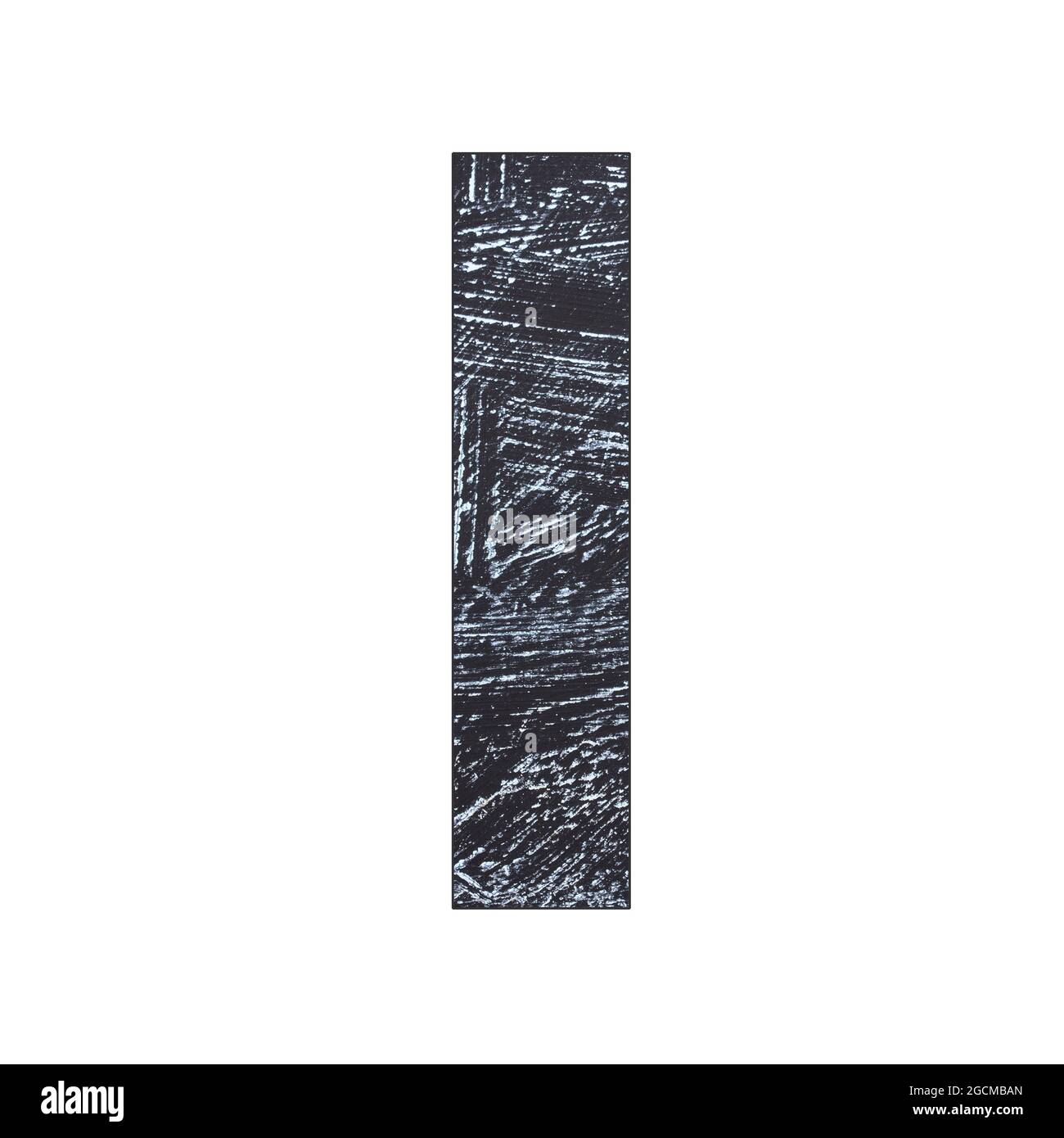 Lowercase letter l of the alphabet written with chalk Stock Photo - Alamy