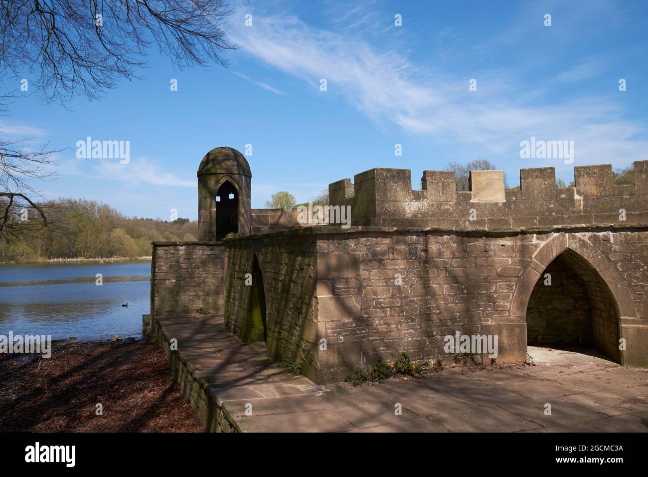 The Fort, Newstead Abbey, Nottinghamshire, UK Stock Photo - Alamy
