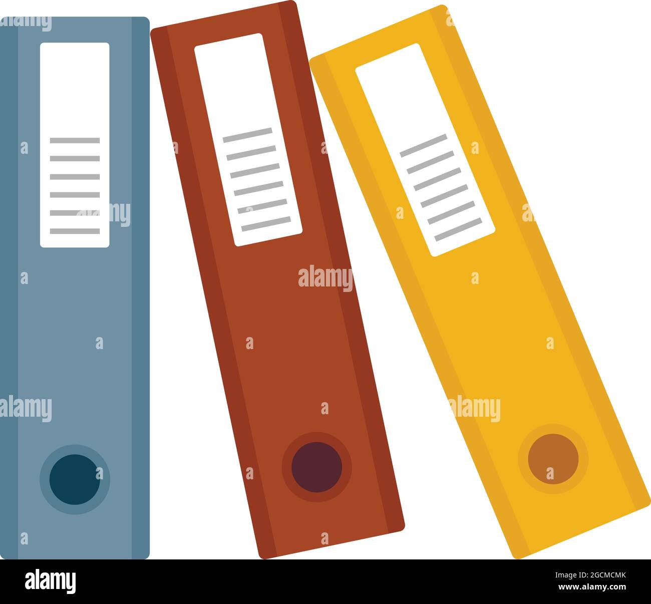 Storage document folder icon. Flat illustration of storage document ...