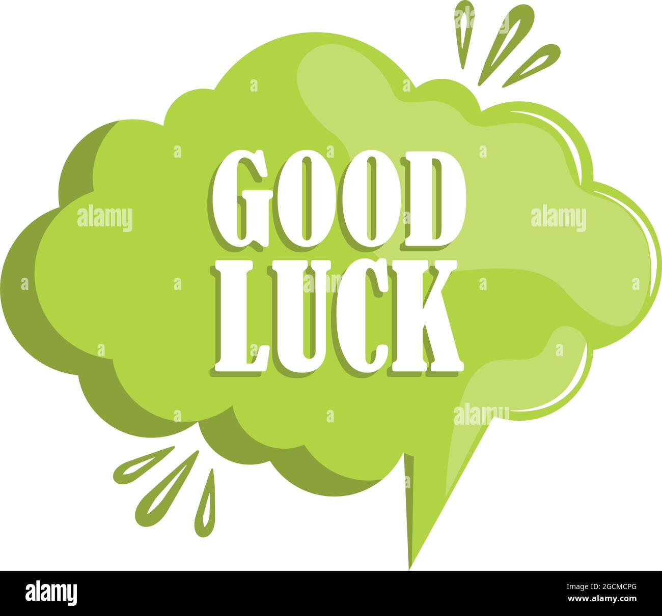good luck talk bubble Stock Vector Image & Art - Alamy