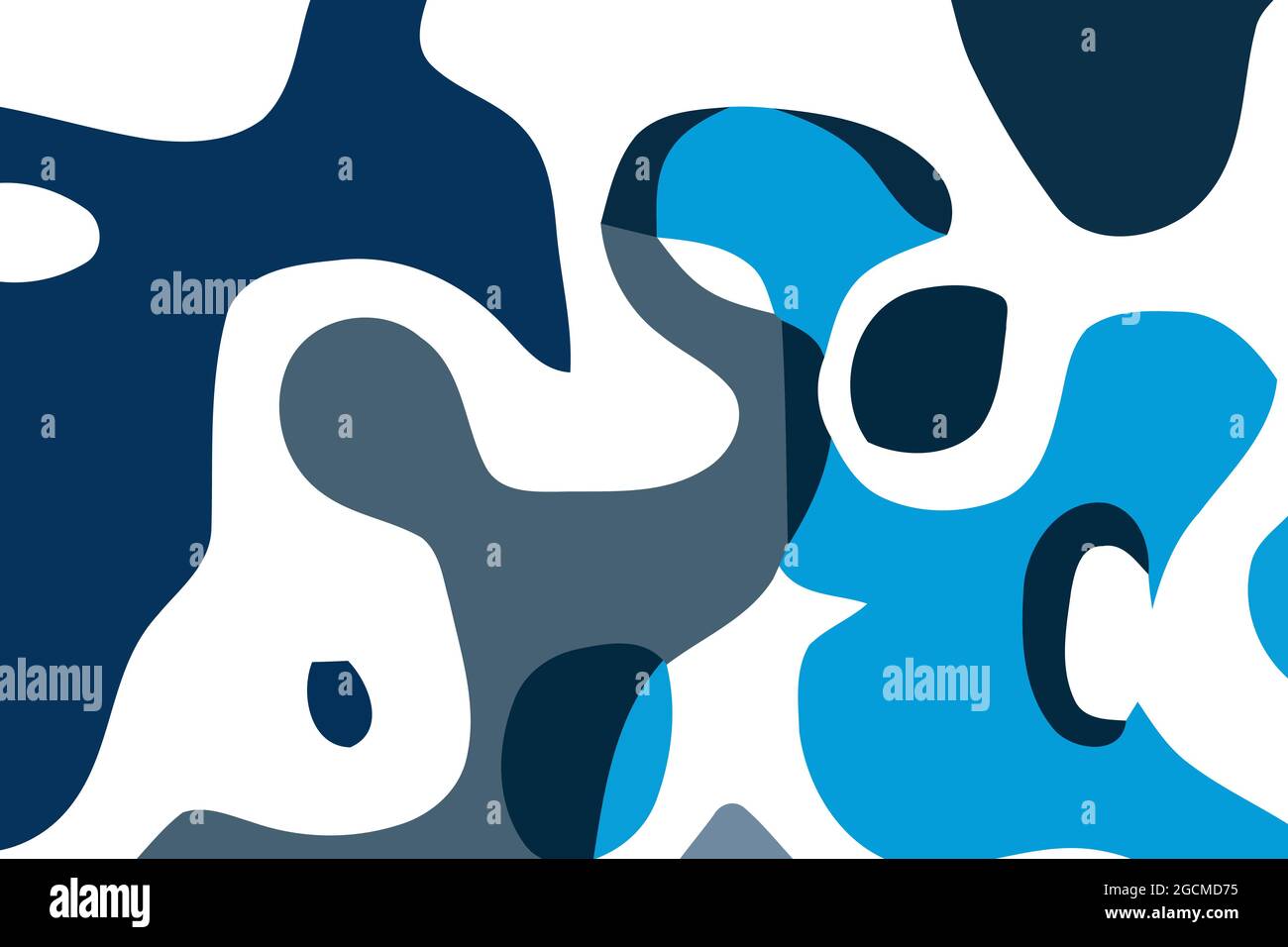 Blue dynamic background. Abstract vector.Digital curve design. 2D ...