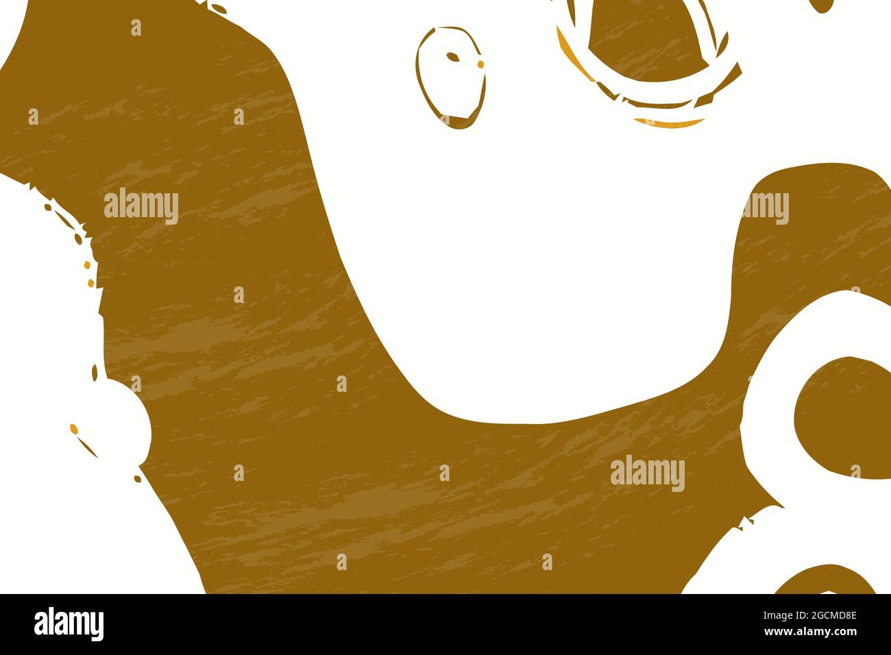 White and brown dynamic background. Grunge texture vector. 2D rendering ...