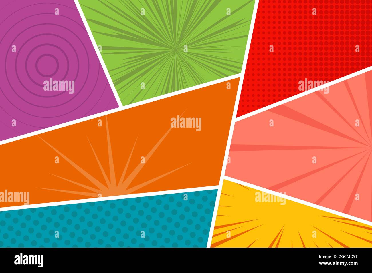 Comic Book Design Element Vector Illustration Stock Vector Image & Art ...