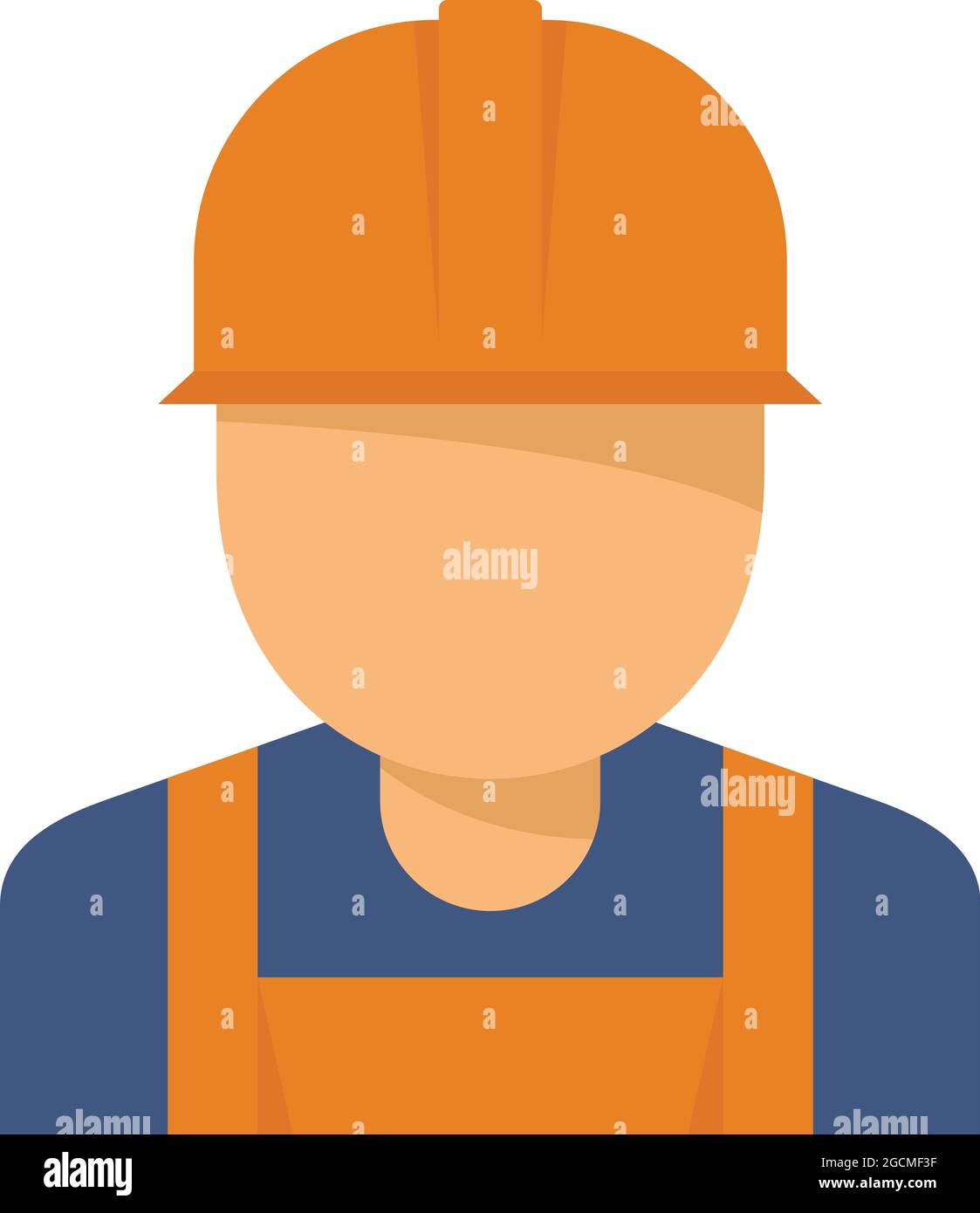 Reconstruction worker icon. Flat illustration of reconstruction worker ...