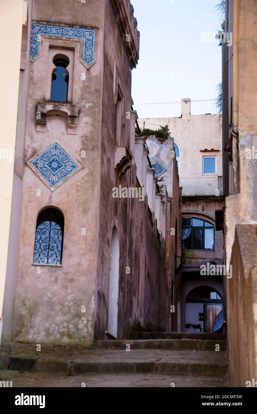 A weather worn building on the Italian island of Capri Stock Photo - Alamy