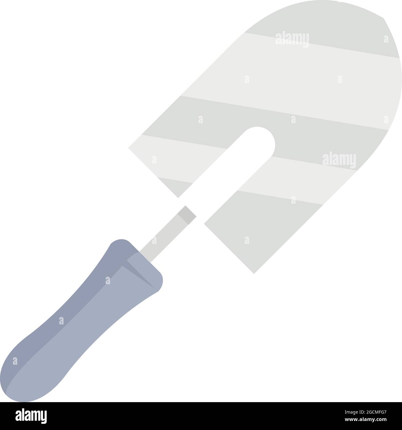 Brick trowel icon. Flat illustration of brick trowel vector icon ...