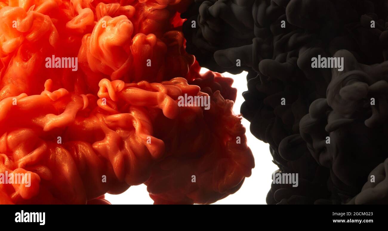 Ink in water. Abstract background Stock Photo - Alamy