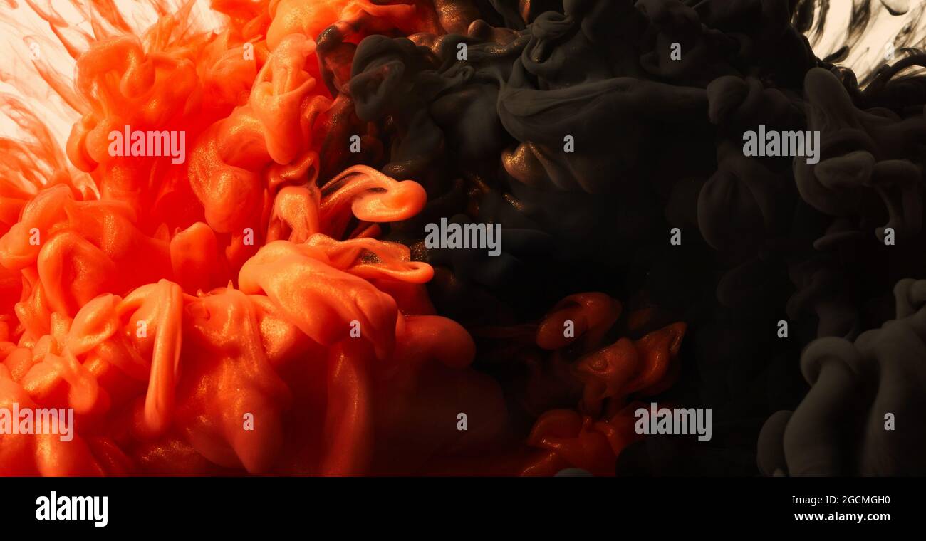 Ink drop in water background Stock Photo - Alamy