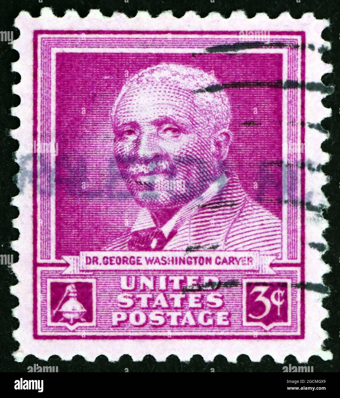 USA - CIRCA 1948: a stamp printed in the USA shows Dr. George ...