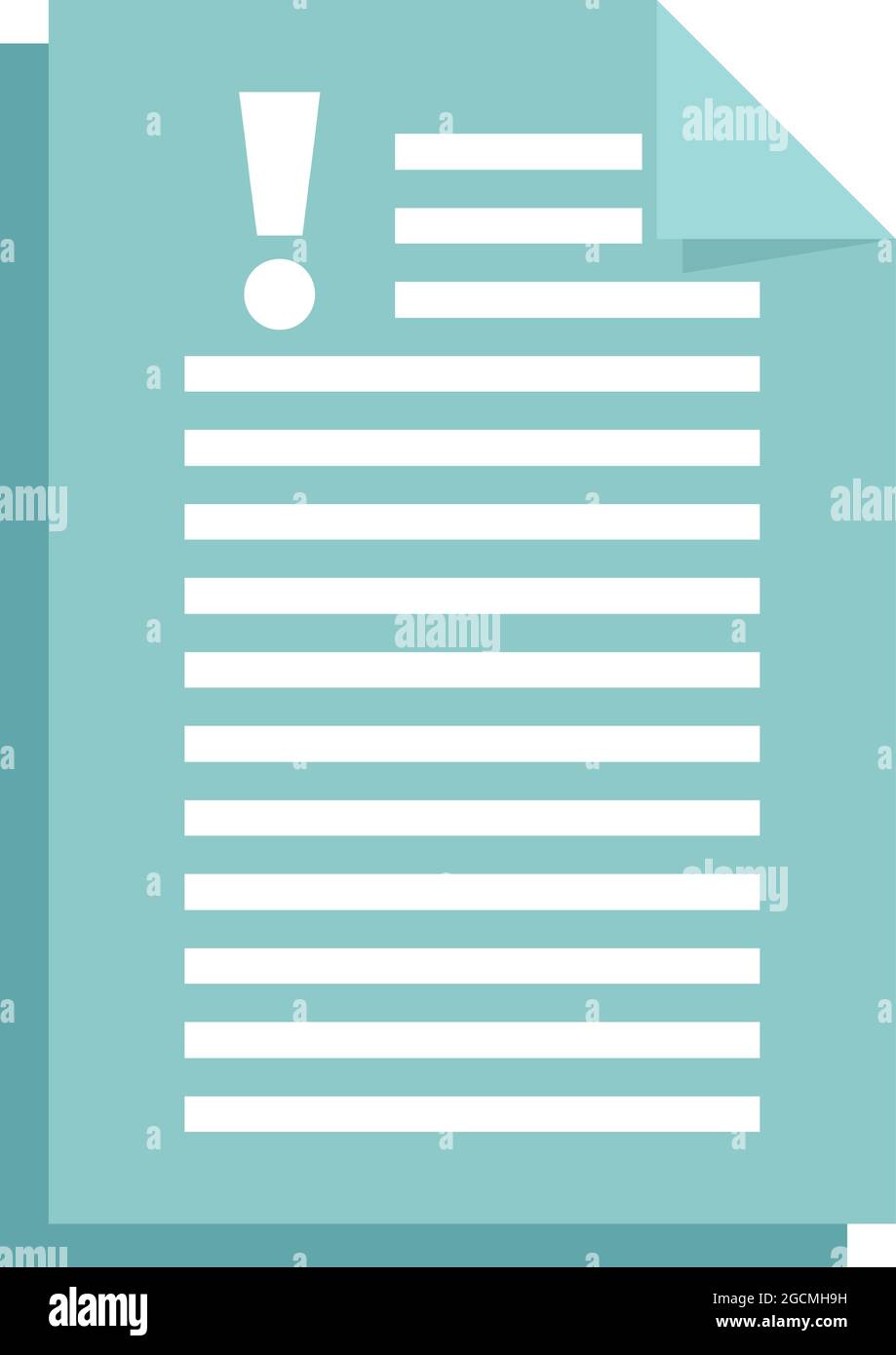 Company paper innovation icon. Flat illustration of company paper ...