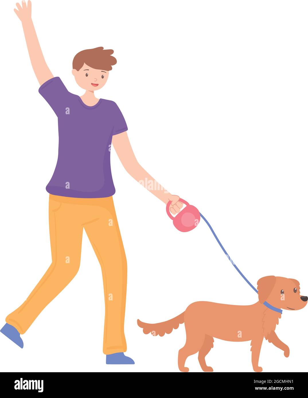 Happy together full length Stock Vector Images - Alamy