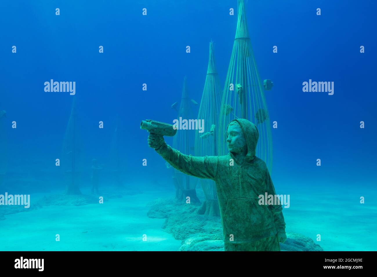 Museum of Underwater Sculpture Ayia Napa (MUSAN). Art work sculptor ...