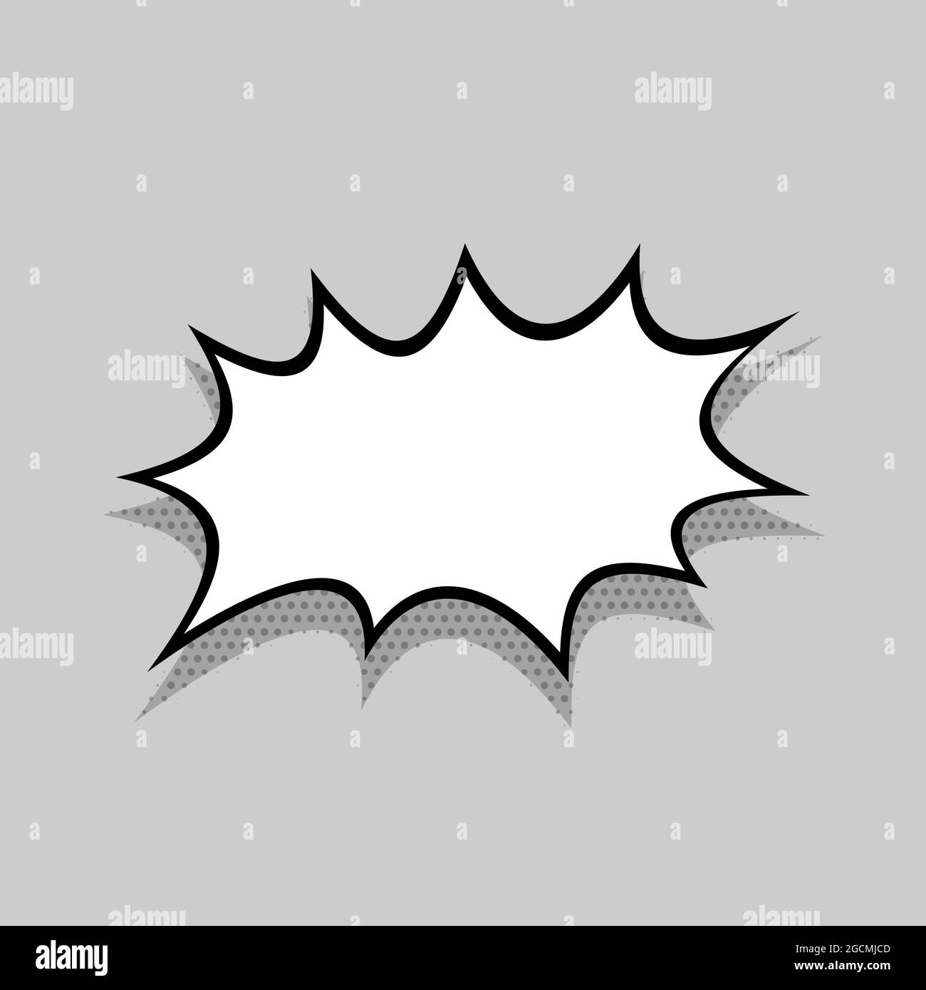 Comics speech bubble for text Stock Vector Image & Art - Alamy