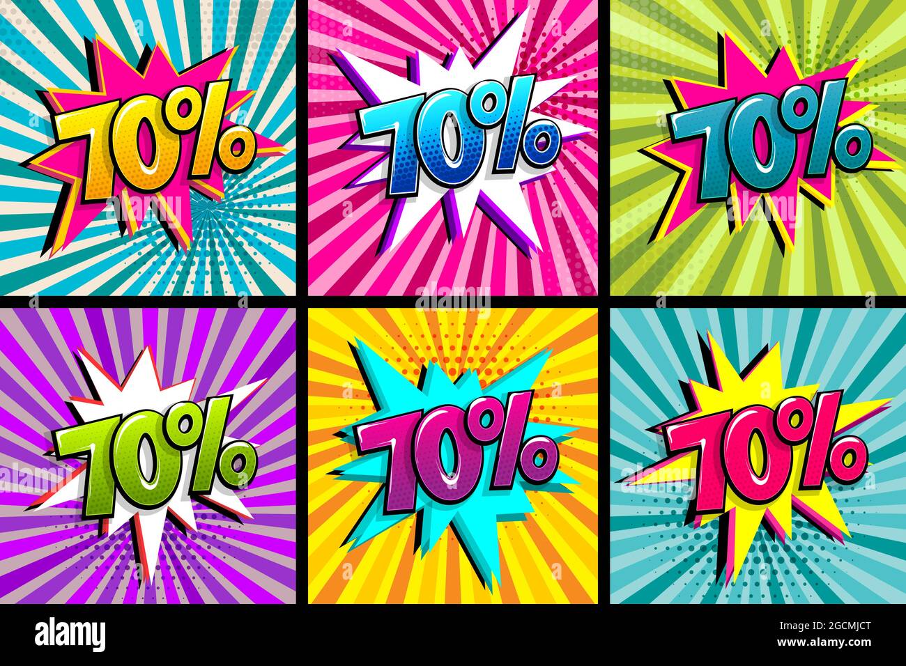 Seventy percent Stock Vector Images - Alamy