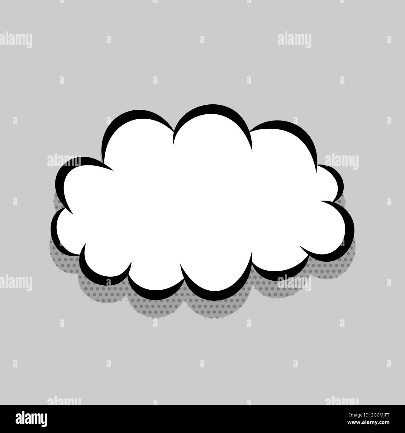 Comics speech bubble for text Stock Vector Image & Art - Alamy