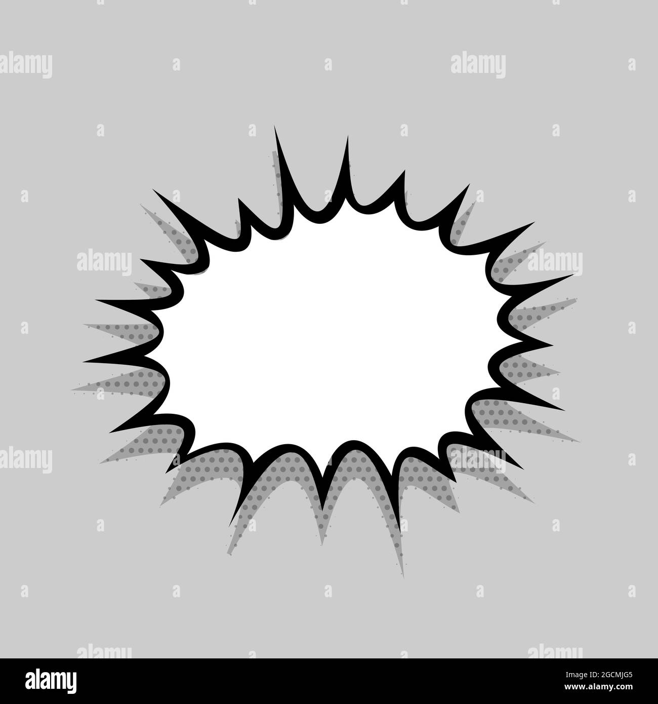 Comics speech bubble for text Stock Vector Image & Art - Alamy