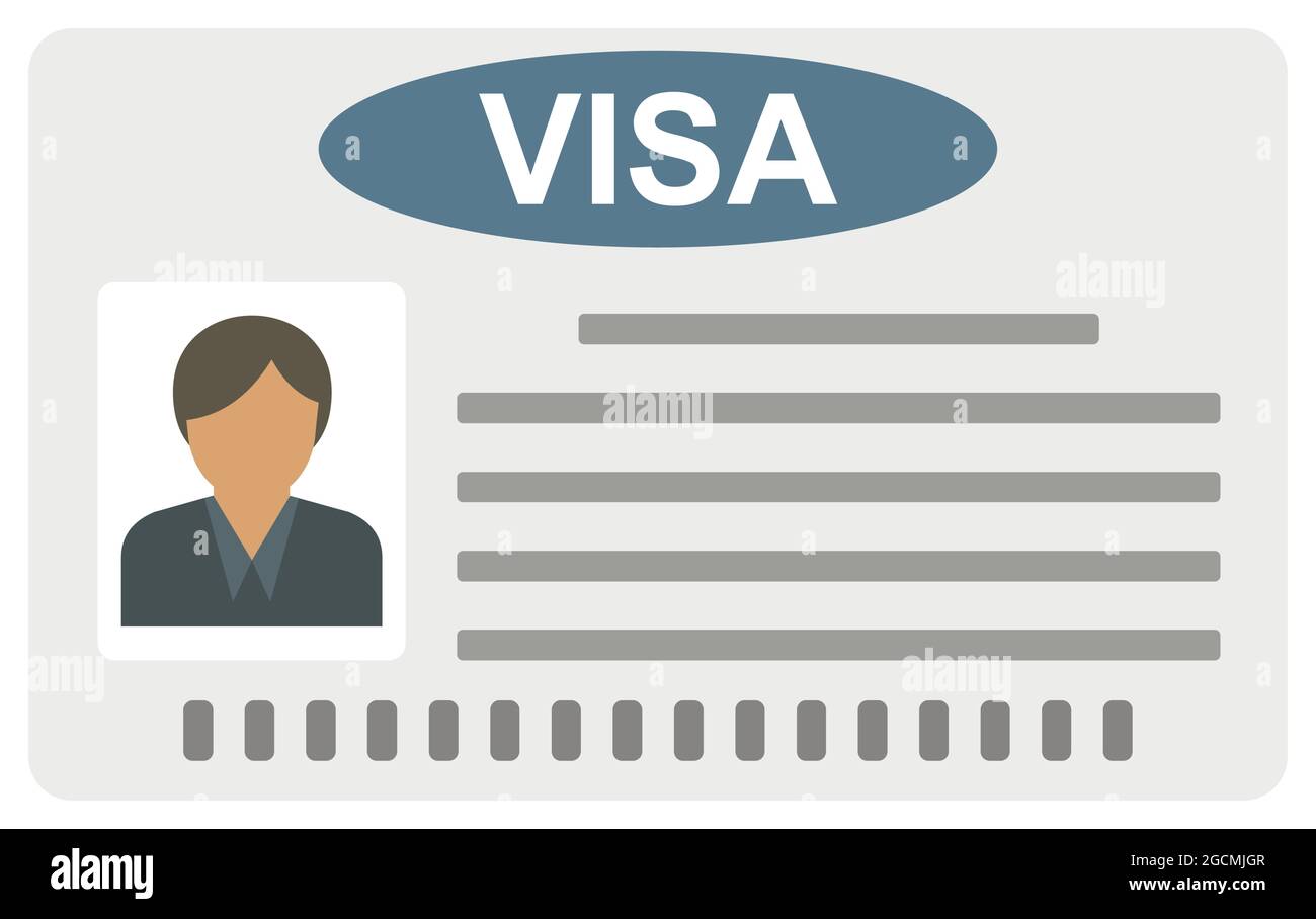 Visa card icon. Flat illustration of visa card vector icon isolated on ...