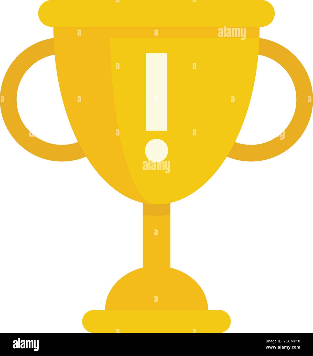 Gold cup innovation icon. Flat illustration of gold cup innovation ...