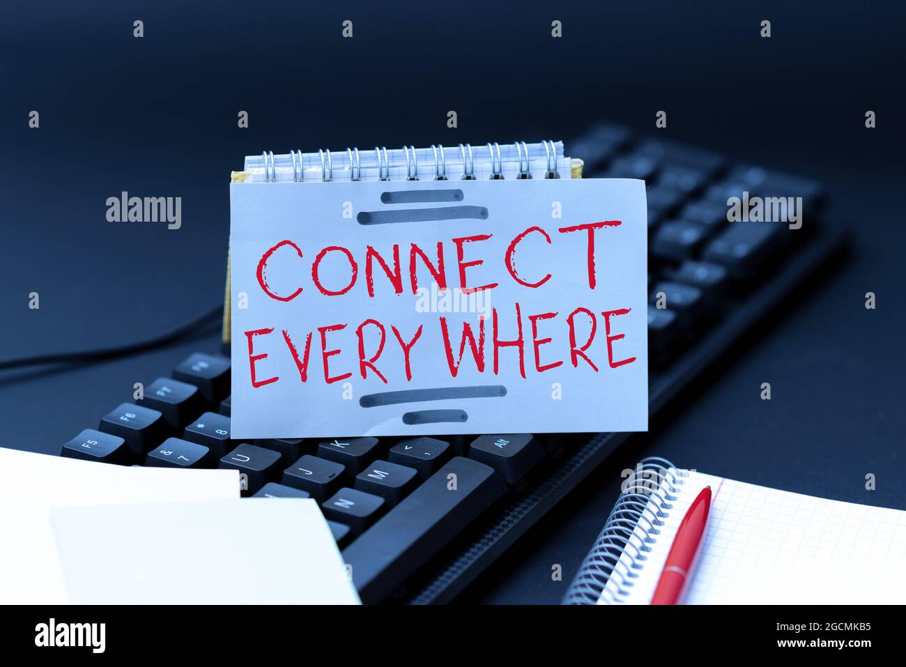Writing displaying text Connect Everywhere. Business concept channel of ...