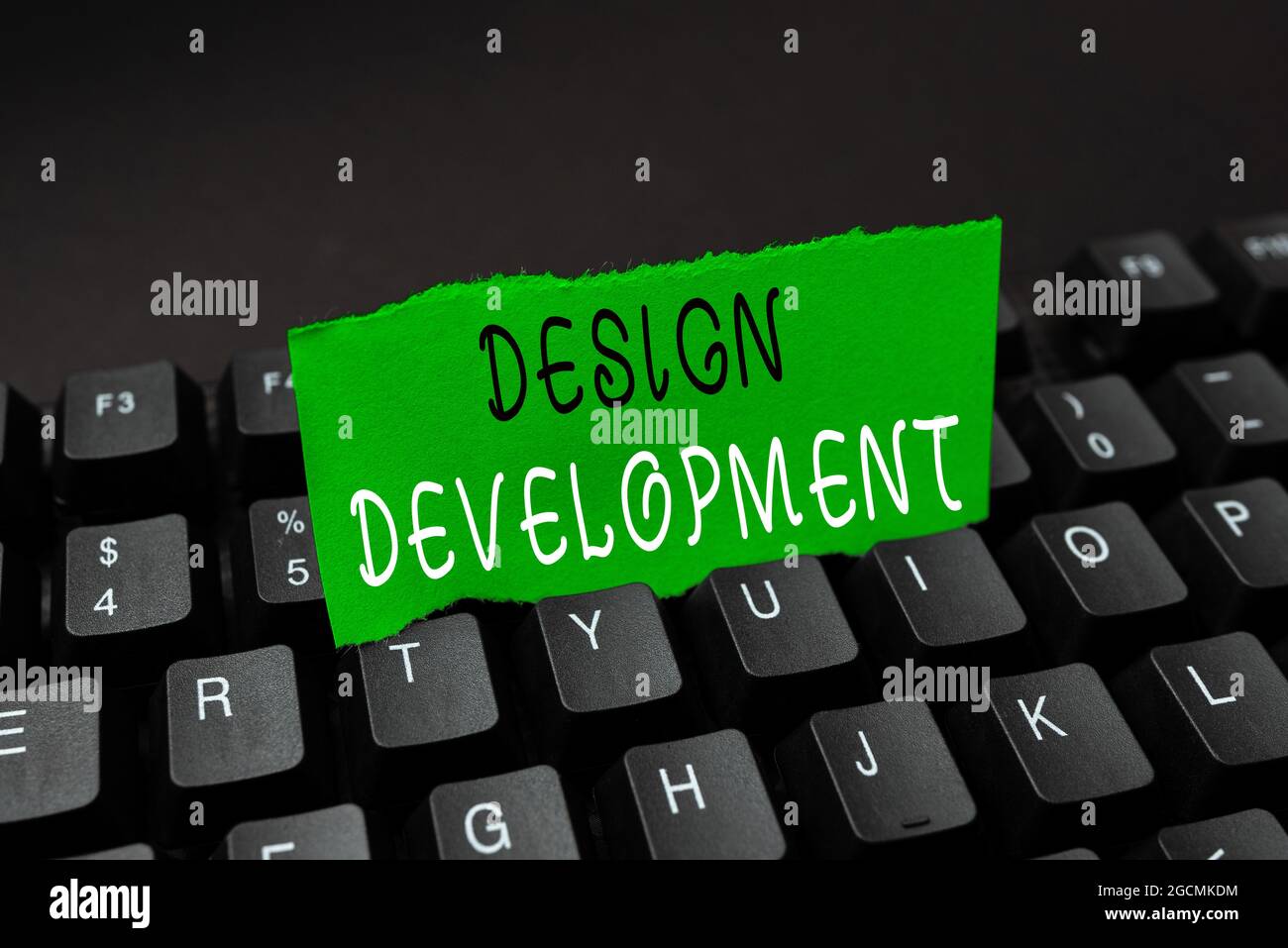 Writing displaying text Design Development. Business approach technical ...