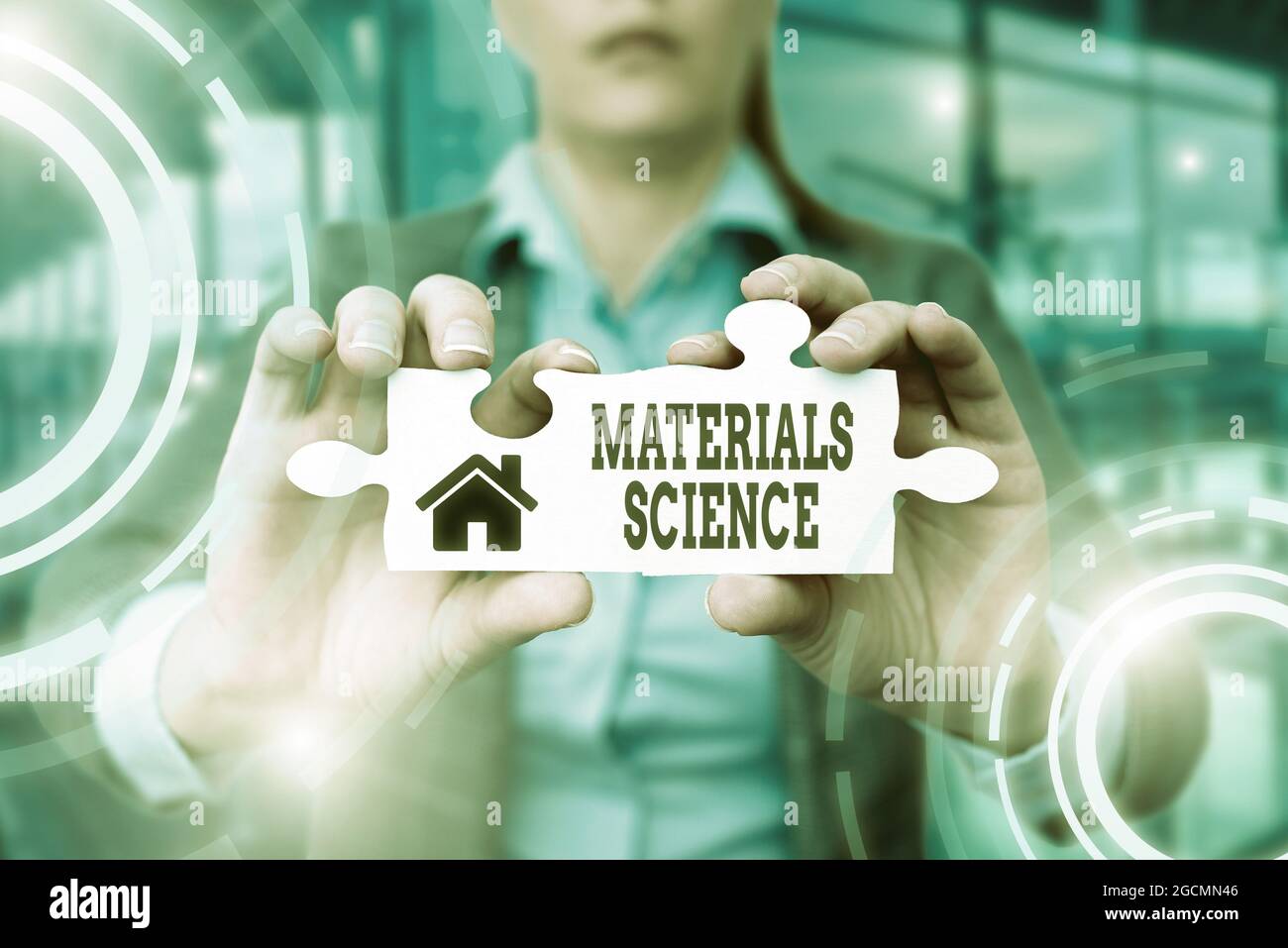 Text sign showing Materials Science. Word for interdisciplinary field ...