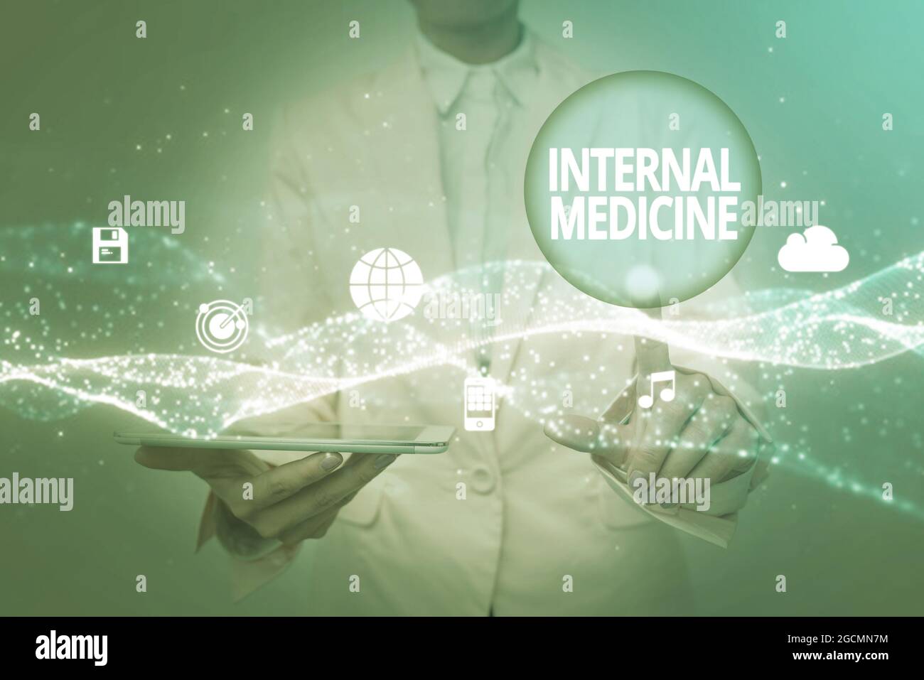 Inspiration showing sign Internal Medicine. Word Written on dedicated ...